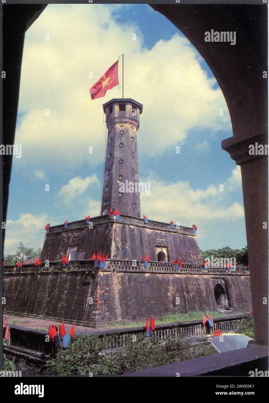 Hanoi, Hue, Saigon, VIETNAM. The column of the Flag in Ha Noi Stock ...