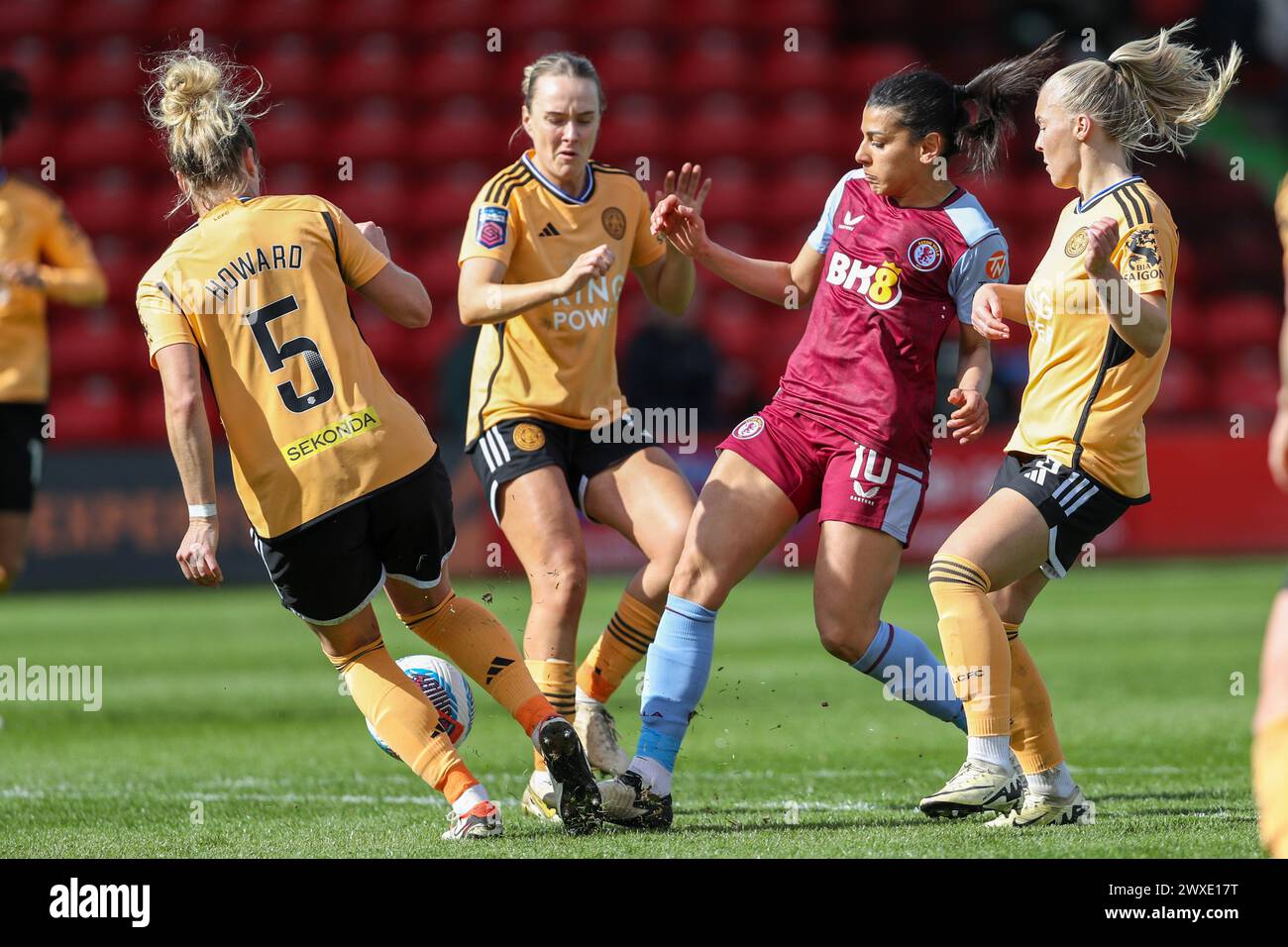 Walsall, UK. 30th March, 2024. Kenza Dali during the Barclays Women’s ...