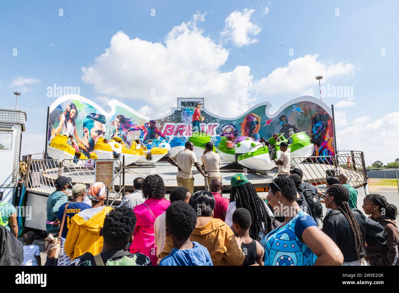 Johannesburg, South Africa. 30th Mar, 2024. Visitors are seen during ...