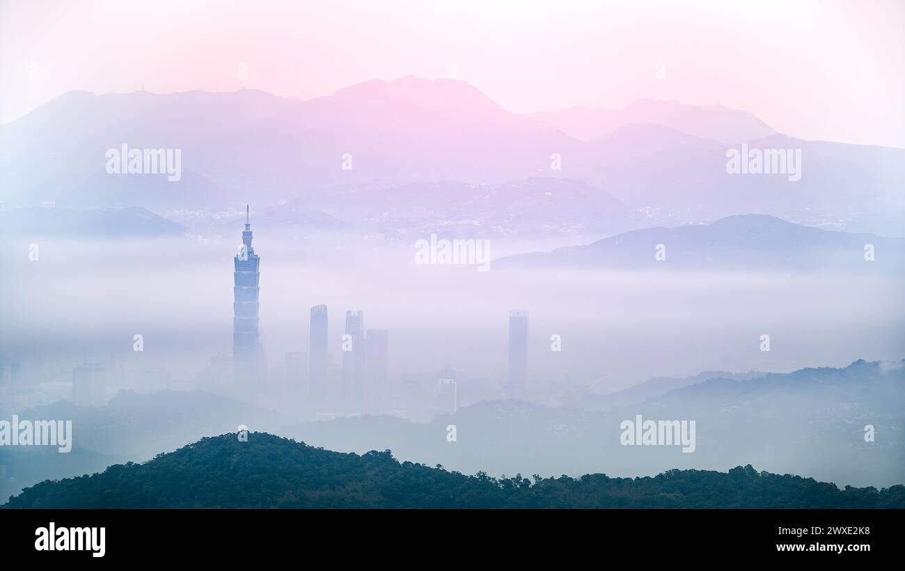 Witness the serene moment of early morning sunrise, dynamic cloud ...