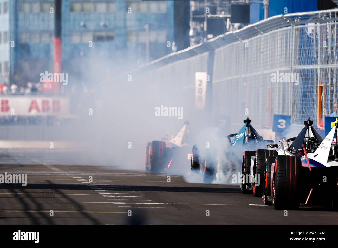 depart, start, during the 2024 Tokyo ePrix, 4th meeting of the 2023-24 ...