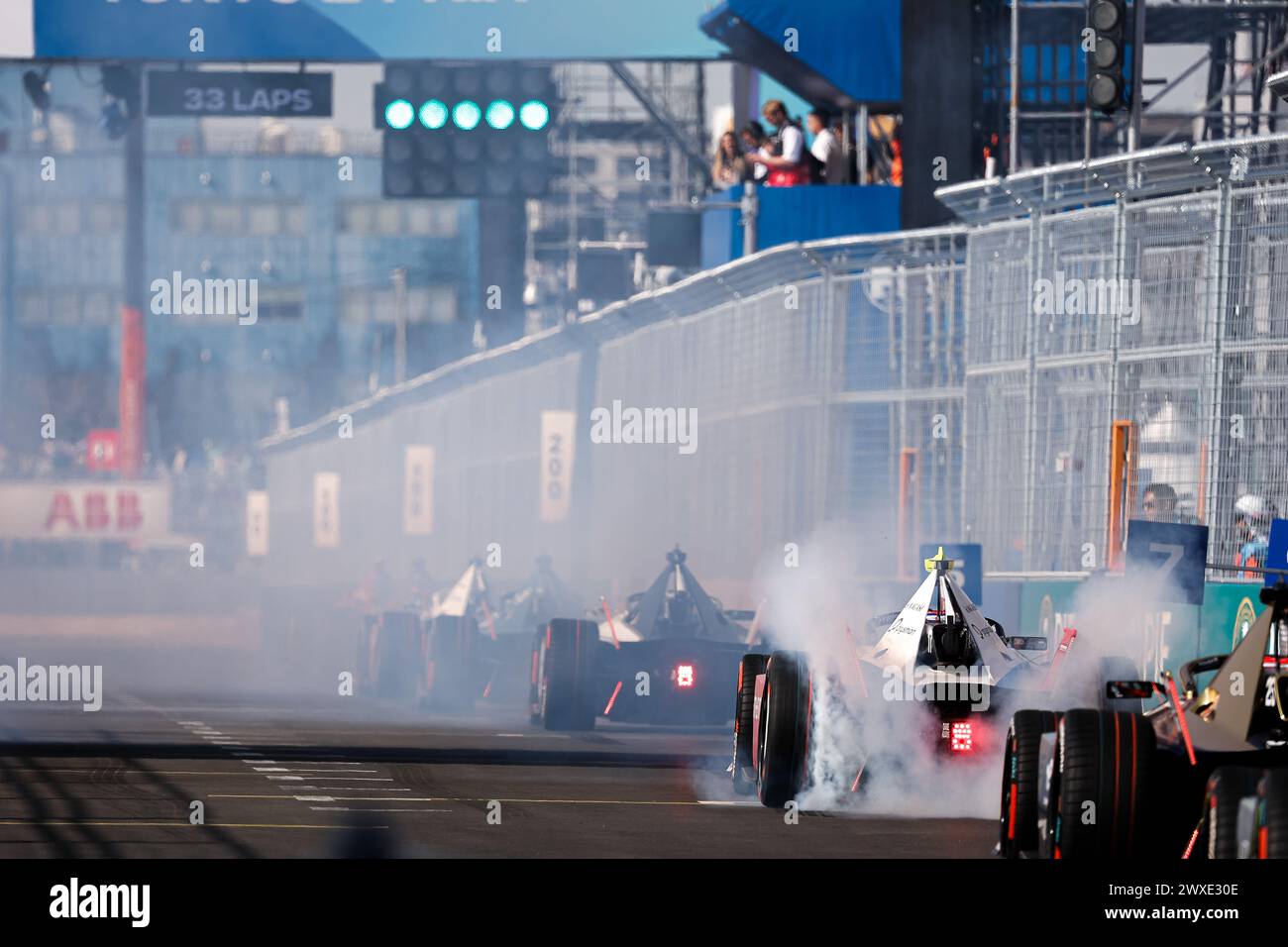 depart, start, during the 2024 Tokyo ePrix, 4th meeting of the 2023-24 ...