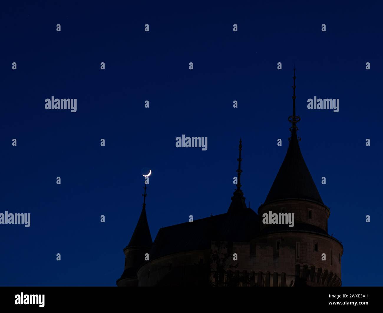 Muslim crescent moon church tower hi-res stock photography and images ...