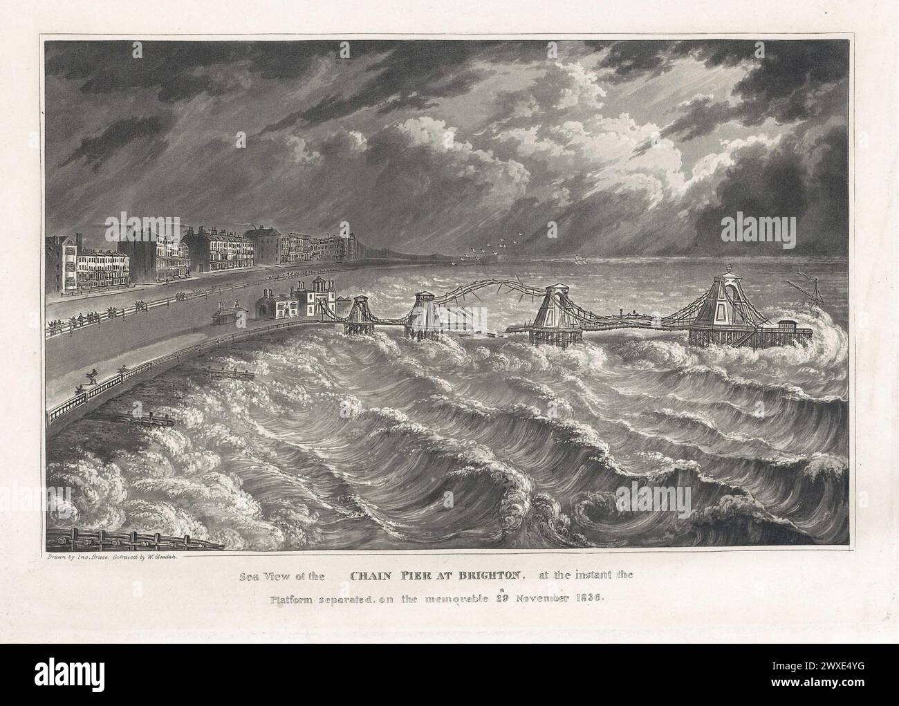 Brighton pier illustration hi-res stock photography and images - Alamy