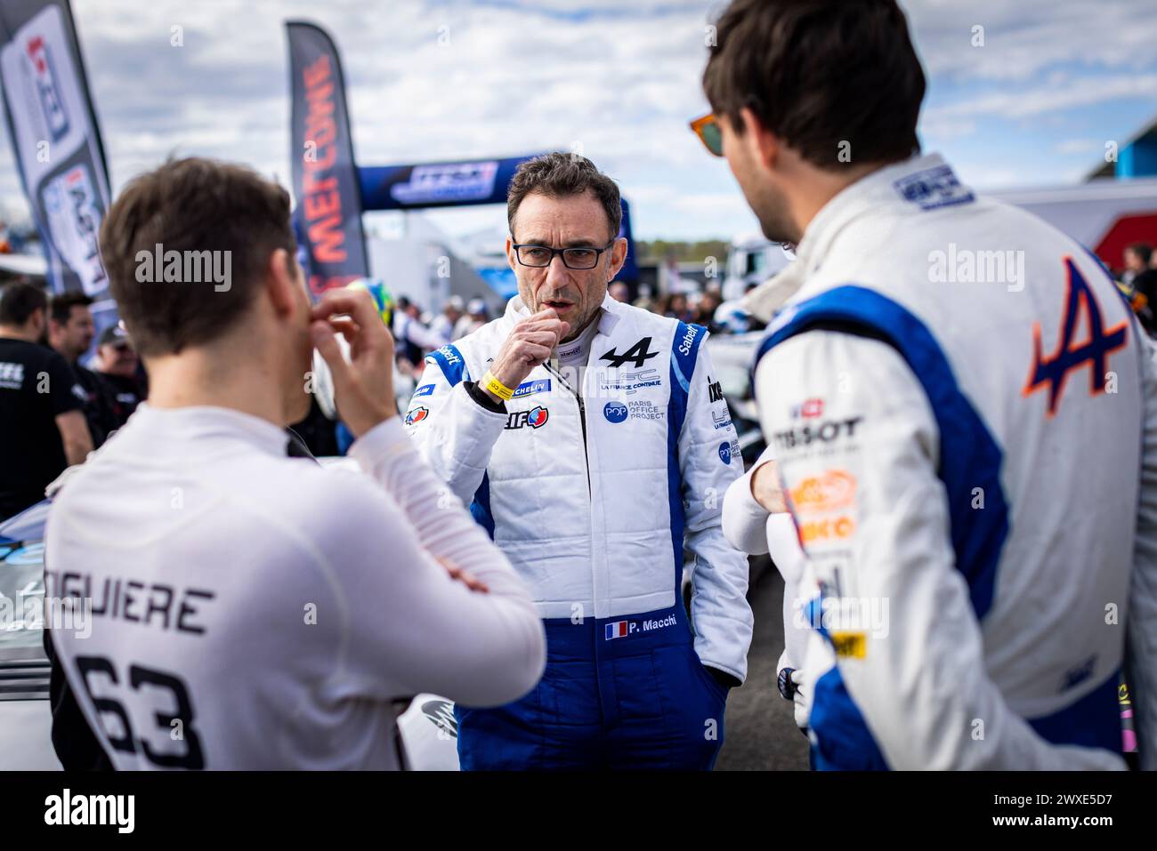 Nogaro, France. 30th Mar, 2024. MACCHI Pierre, Schumacher CLRT, Alpine ...