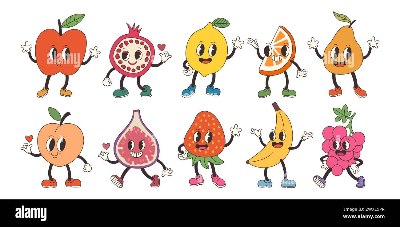 Cartoon character retro hi-res stock photography and images - Alamy