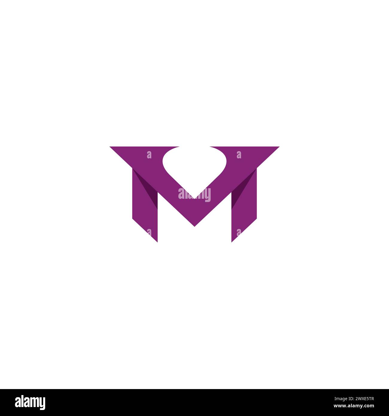 Letter m design Stock Vector Images - Alamy