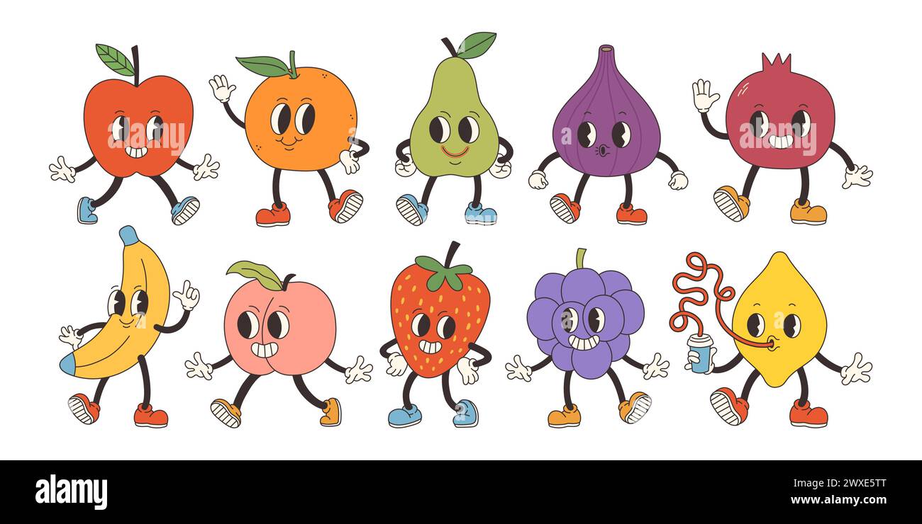 Cartoon character retro hi-res stock photography and images - Alamy