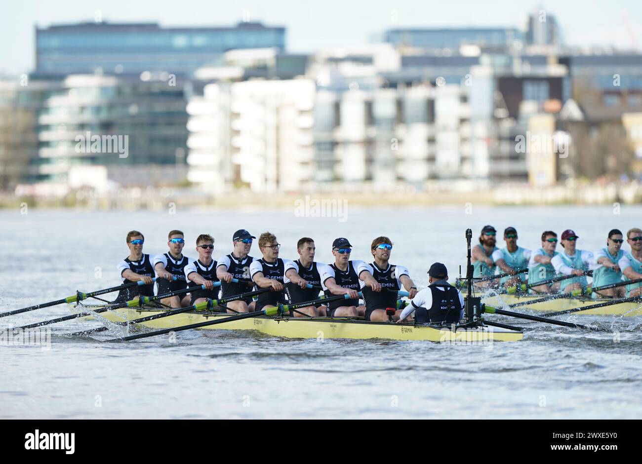 Oxford team mens boat race 2024 hi-res stock photography and images - Alamy