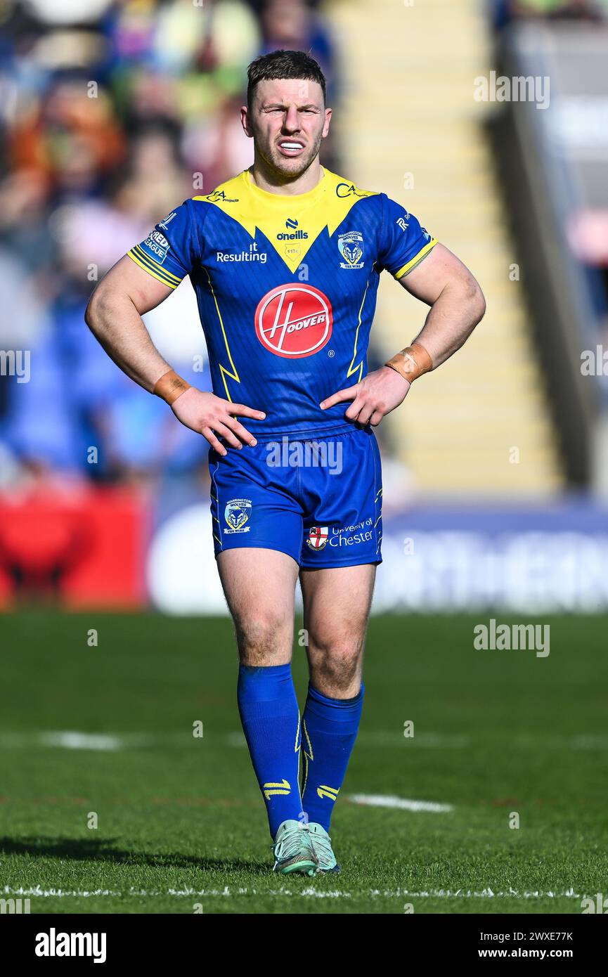 George Williams of Warrington Wolves during the Betfred Super League ...