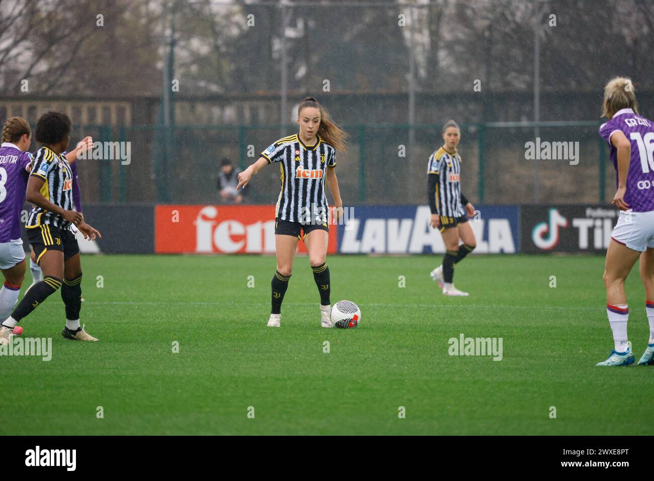 Biella, Italy. 30th Mar, 2024. Julia Grosso pass the ball during Poule ...