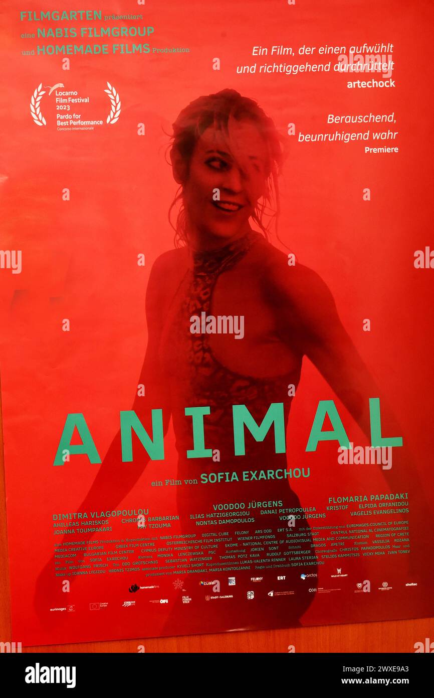 RECORD DATE NOT STATED Animal, Filmpremiere, 2024, Das Kino, Salzburg ...
