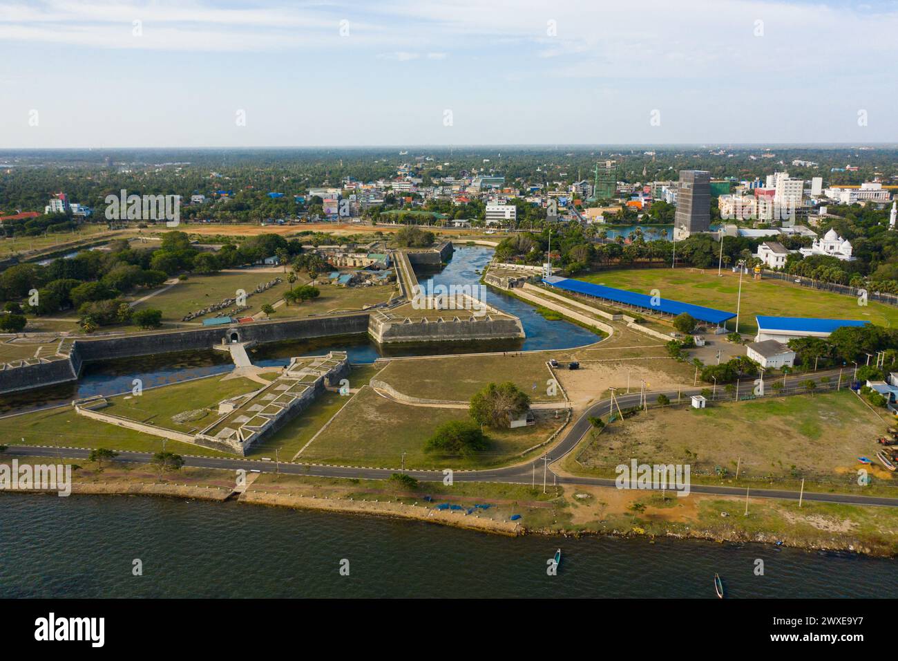 Jaffna Fort is an ancient Dutch fort in the north of Sri Lanka Stock ...