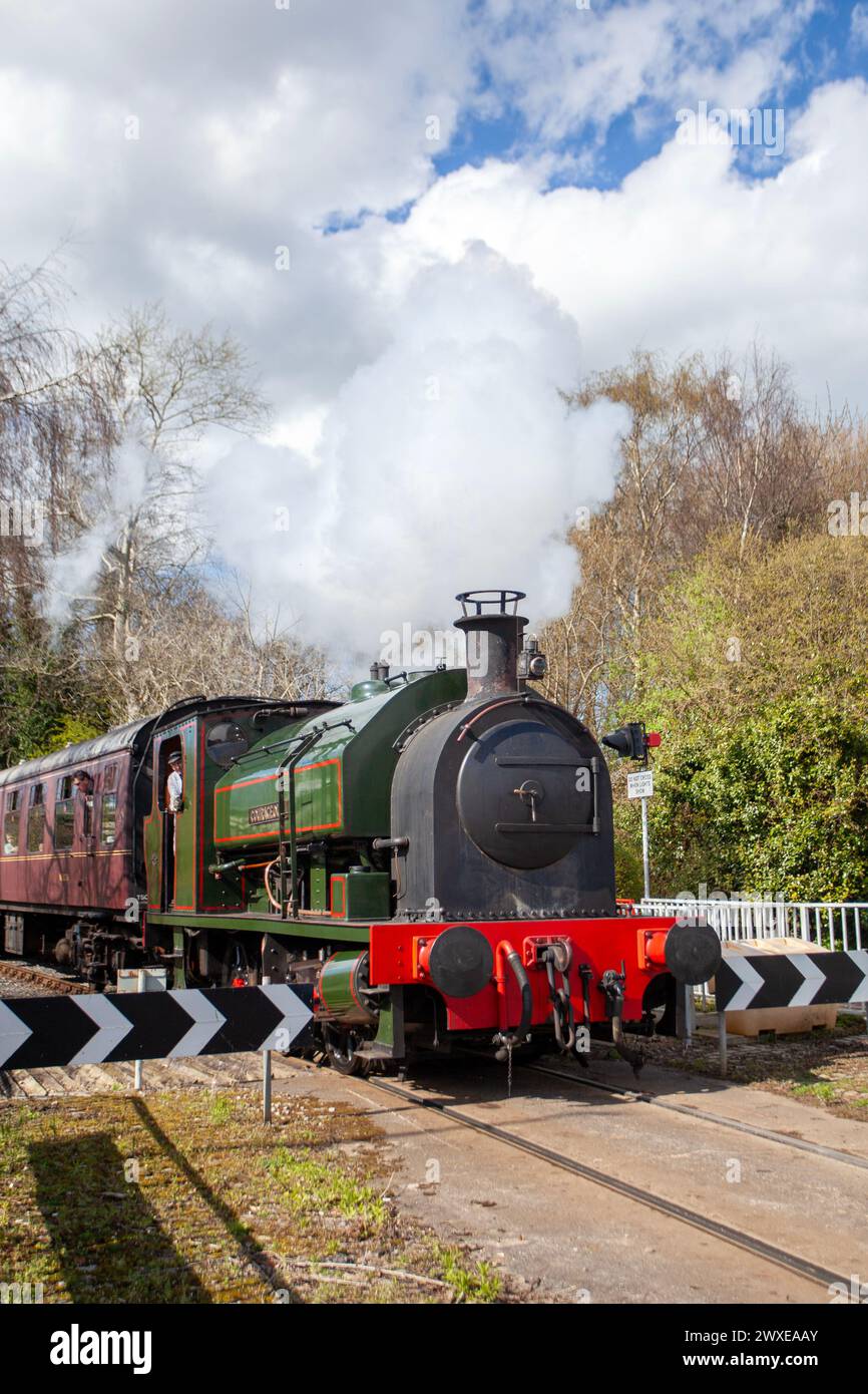 Preston, UK. 30th Mar 2024. Bagnall 2680 1942 Courageous 16 Class 0-6-0STs engine. Veteran and ...