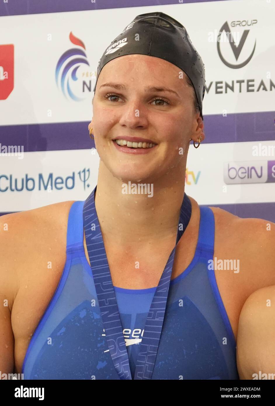 WATTEL Marie OF CN MARSEILLE during the Giant Open 2024, Swimming event ...
