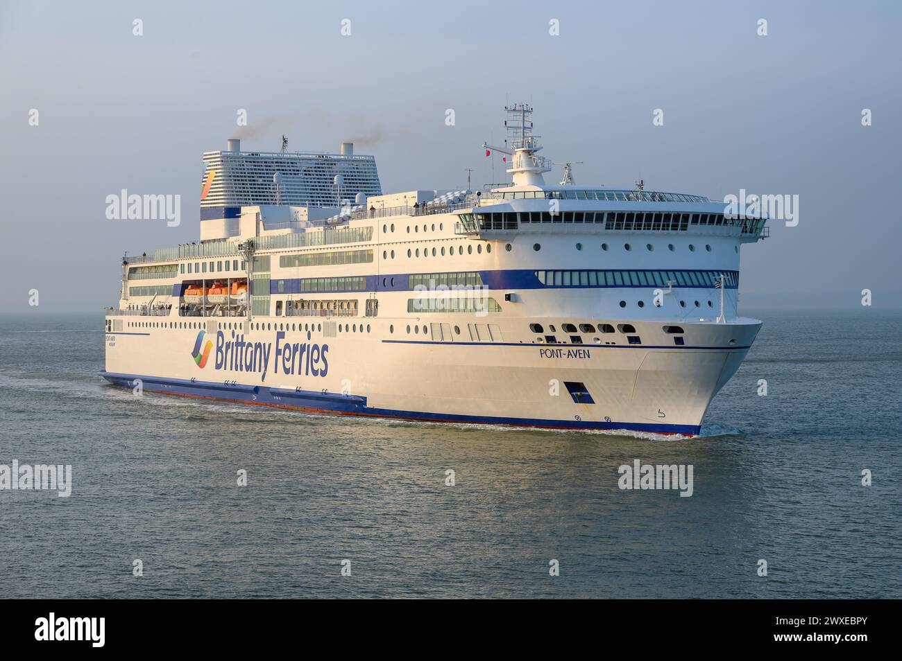 Pont-Aven is a cross-Channel ferry operated by Brittany Ferries on ...