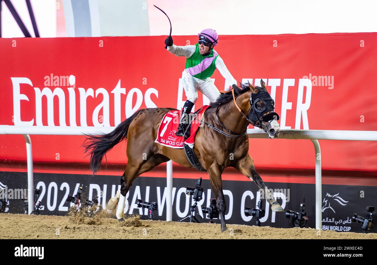 Meydan Racecourse, United Arab Emirates. Saturday 30th March 2024 ...