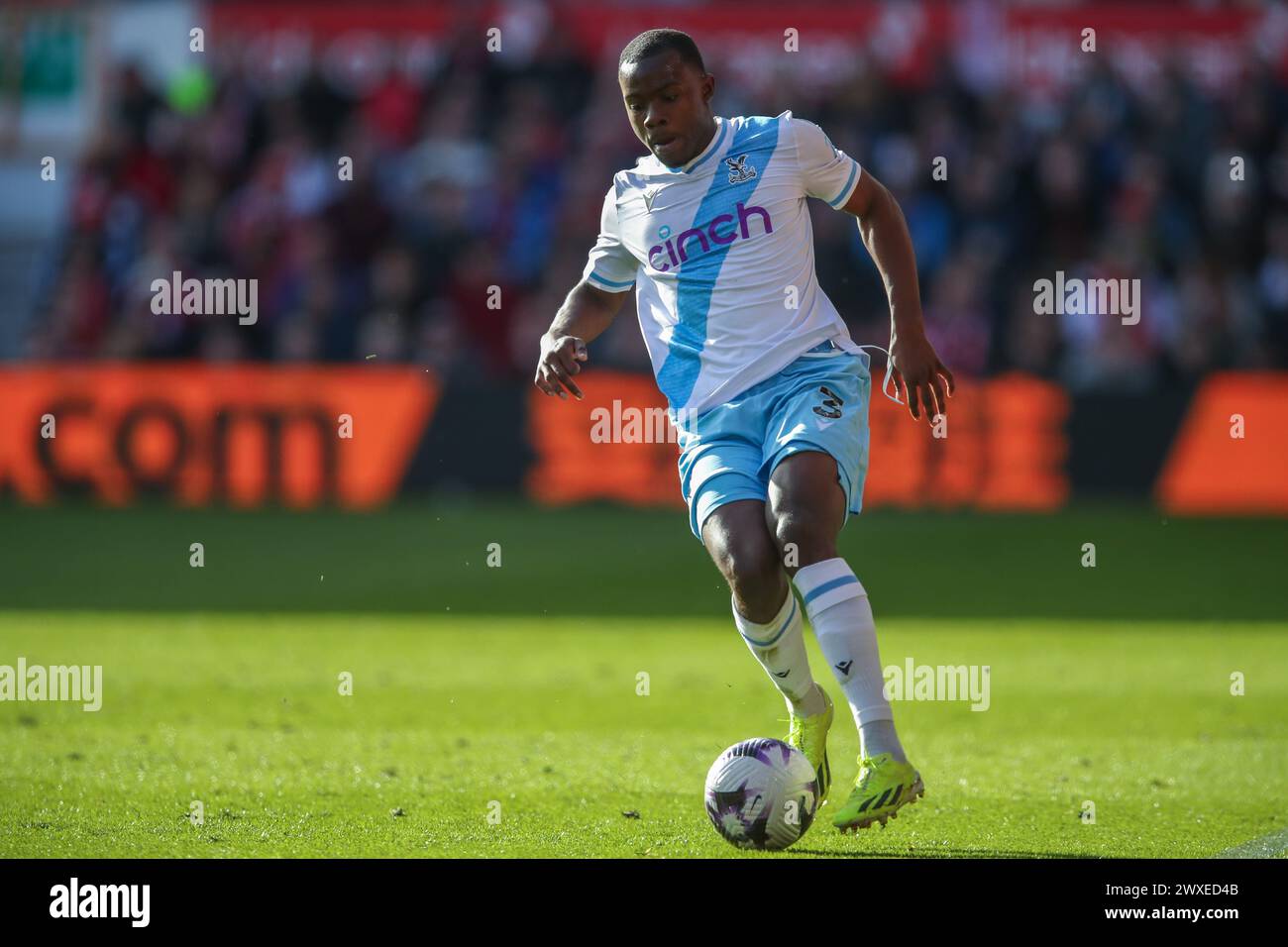 Tyrick Mitchell of Crystal Palace during the Premier League match ...