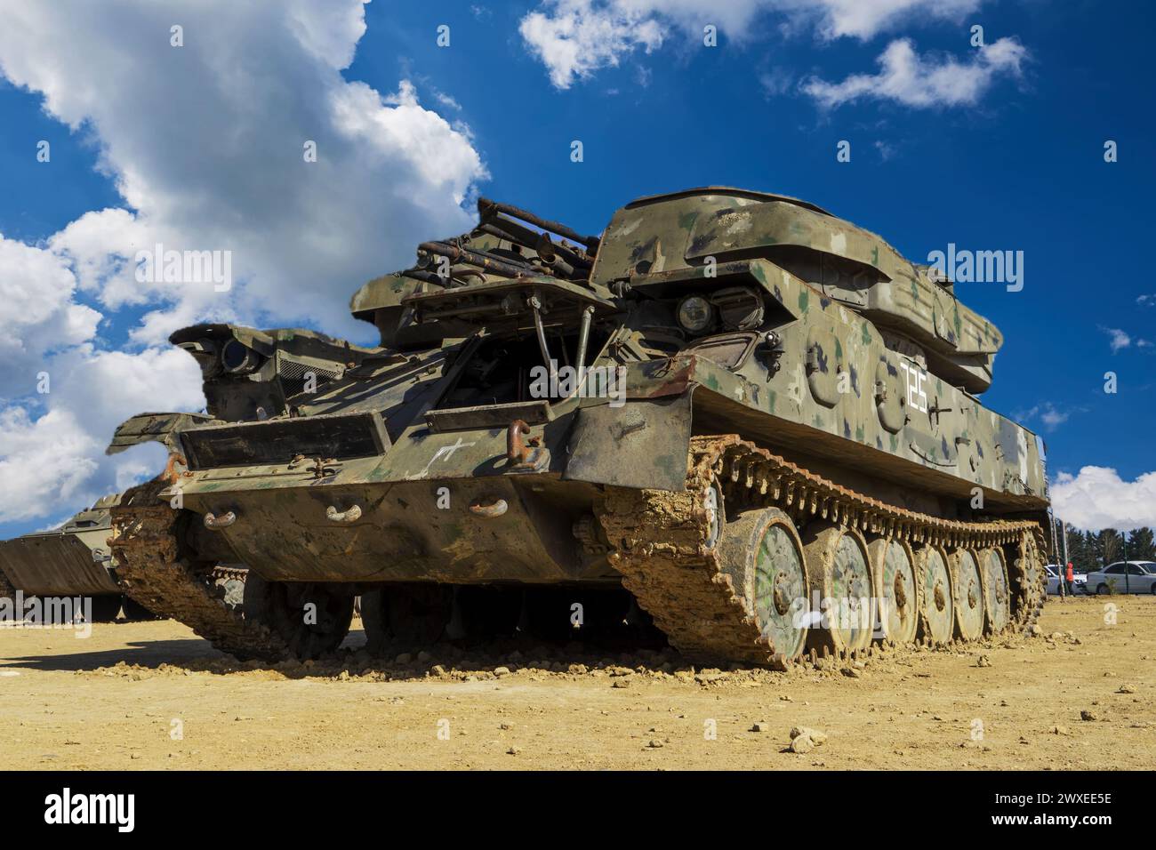 Battlefield tanks and technology. military technology. Wide image for ...