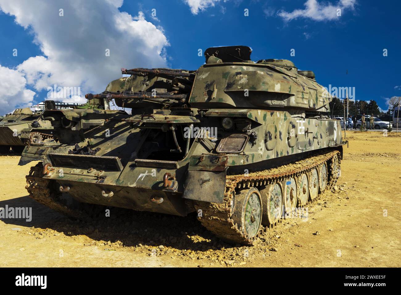 Battlefield tanks and technology. military technology. Wide image for ...
