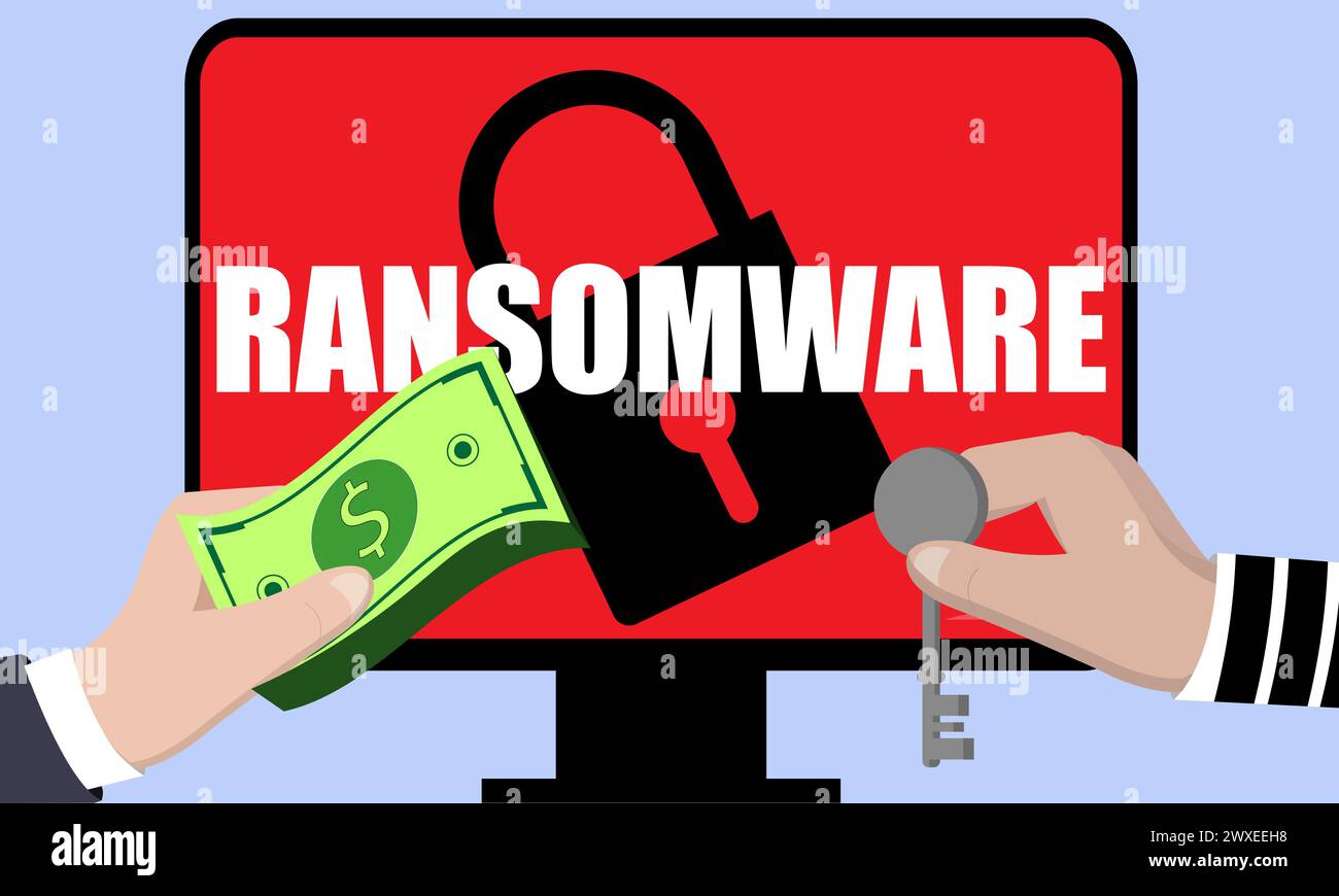 Hacked computer virus Stock Vector Images - Alamy