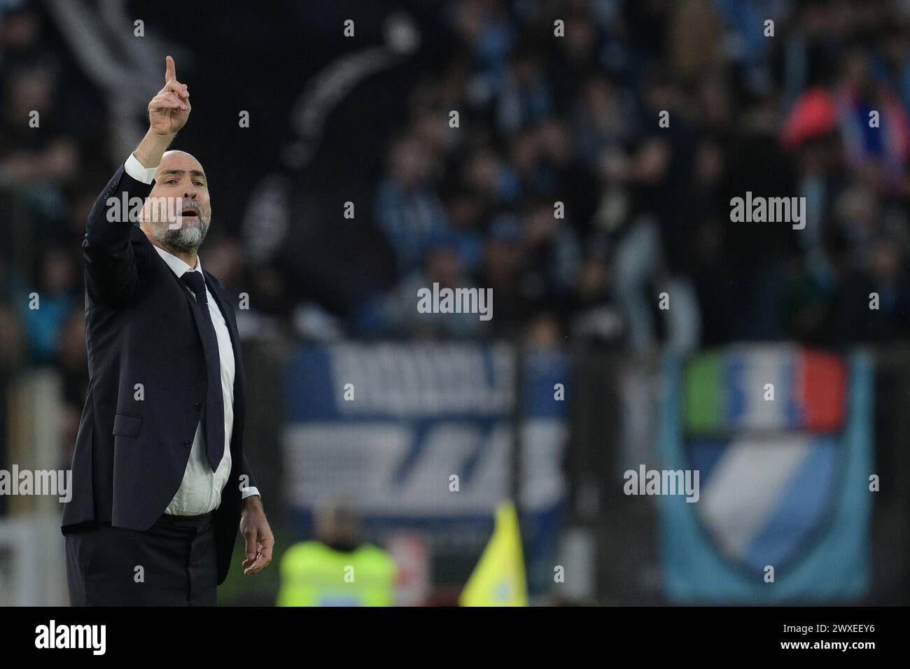 Roma, Italia. 30th Mar, 2024. Lazio's head coach Igor Tudor during the ...