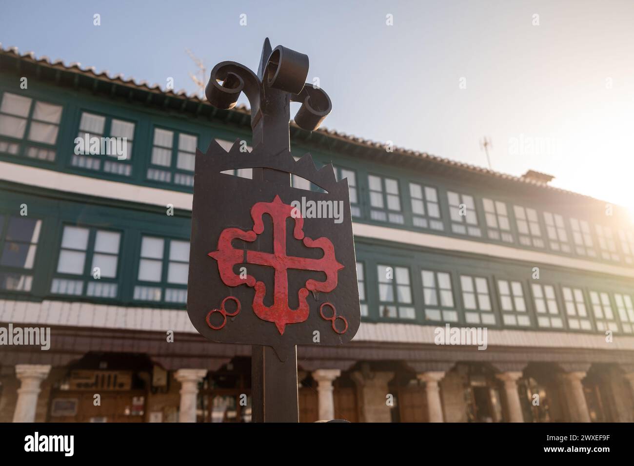 Red cross of the order of calatrava hi-res stock photography and images ...