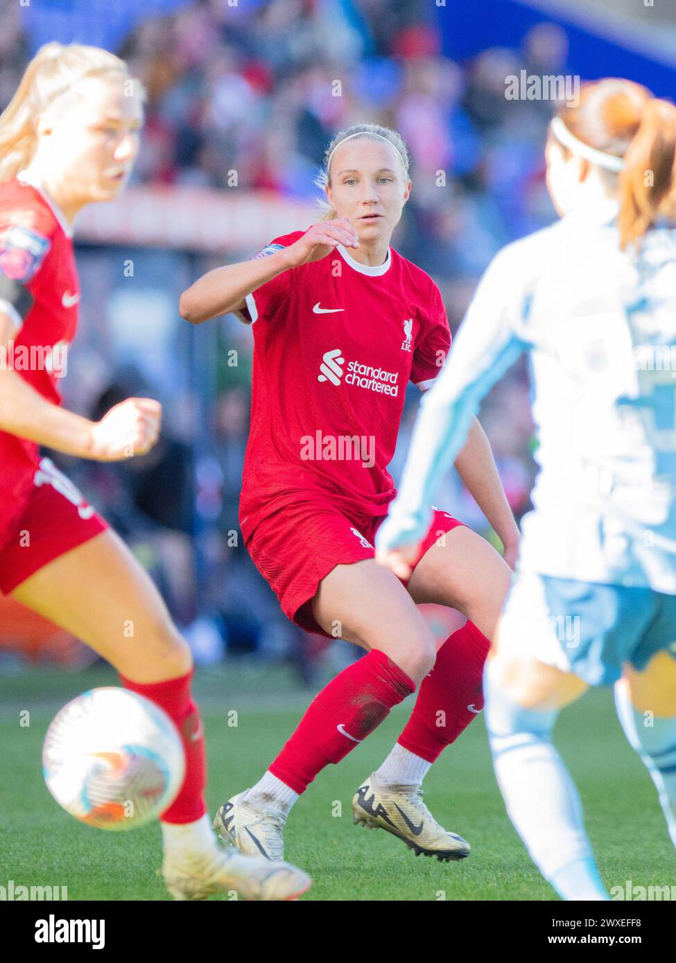 Prenton Park, UK. 30th Mar, 2024. Emma Koivisto (2) defender for ...