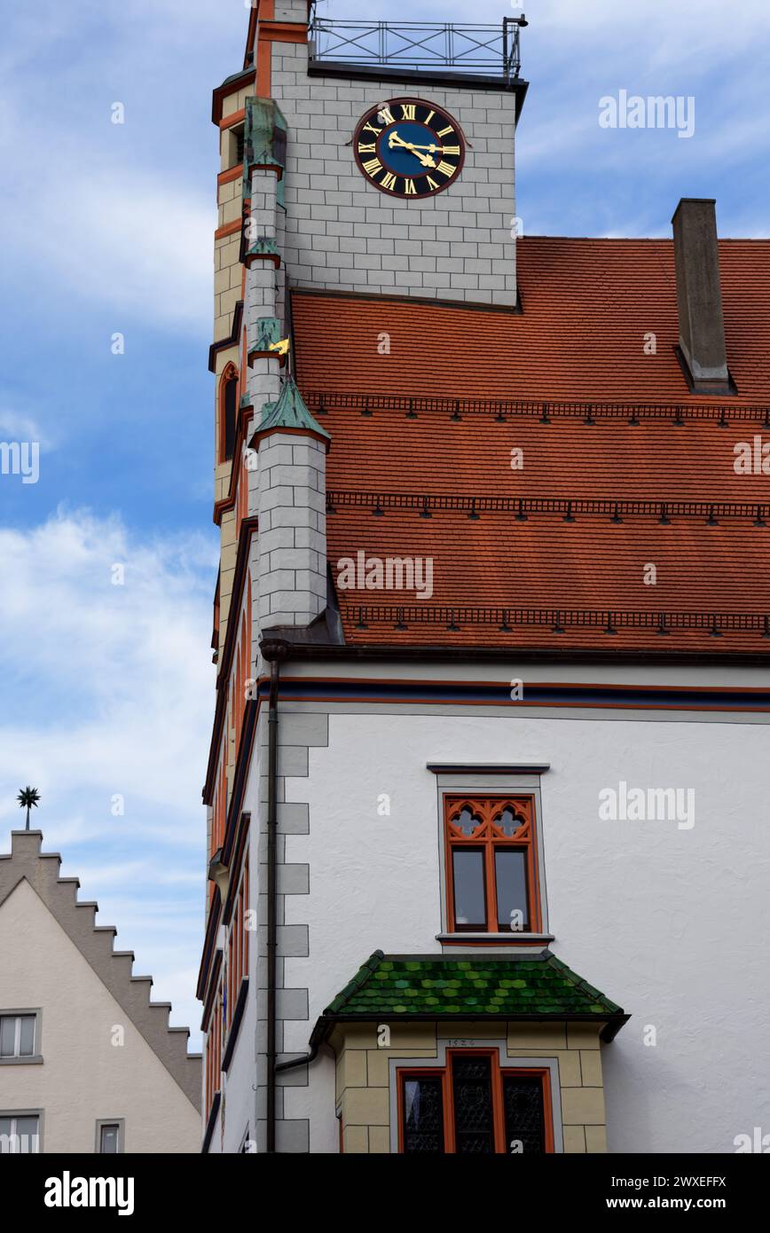 historical town hall of Bad Waldsee Stock Photo - Alamy