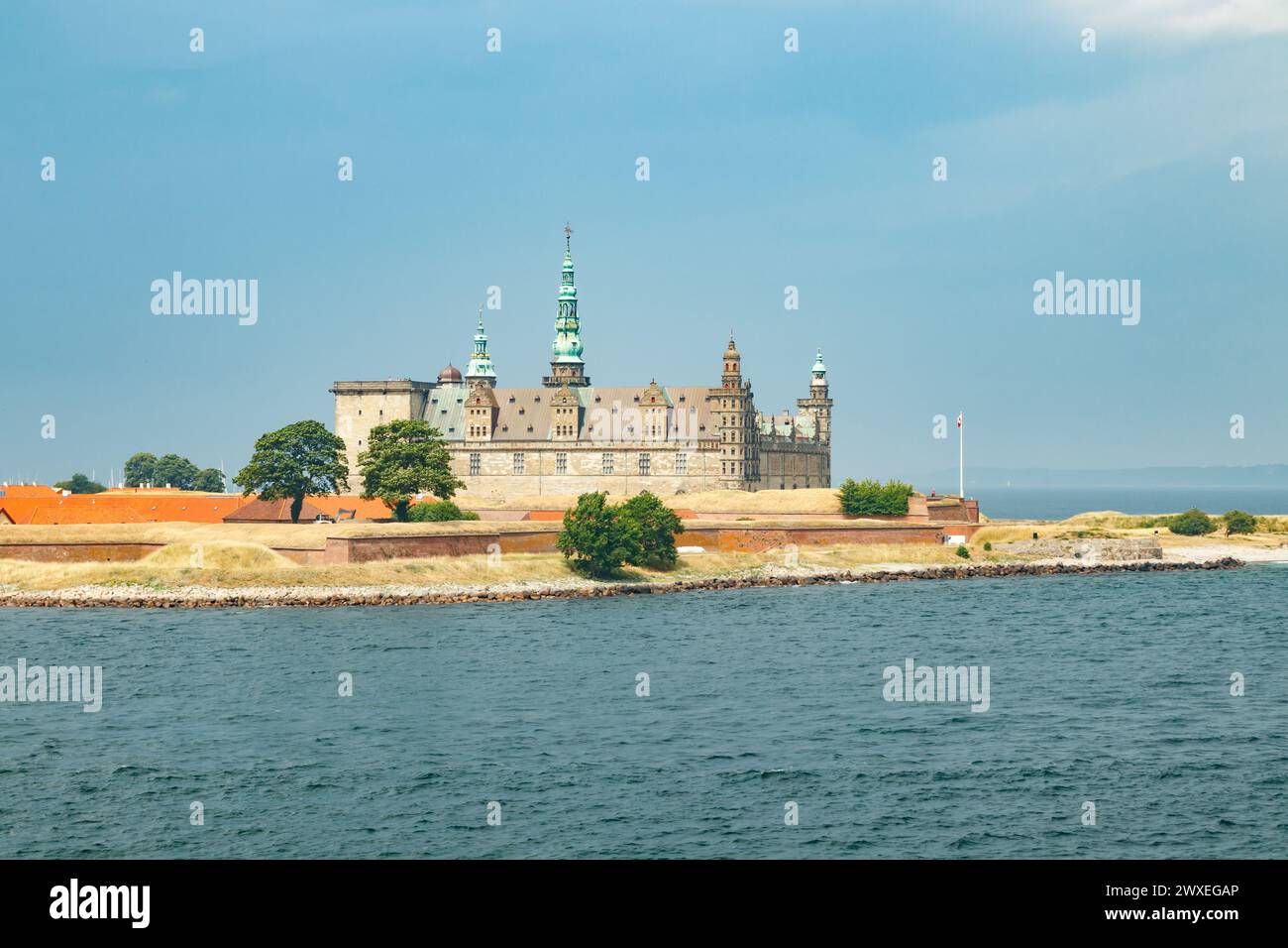 Castle of Kronborg, home of Shakespeare's Hamlet Stock Photo - Alamy