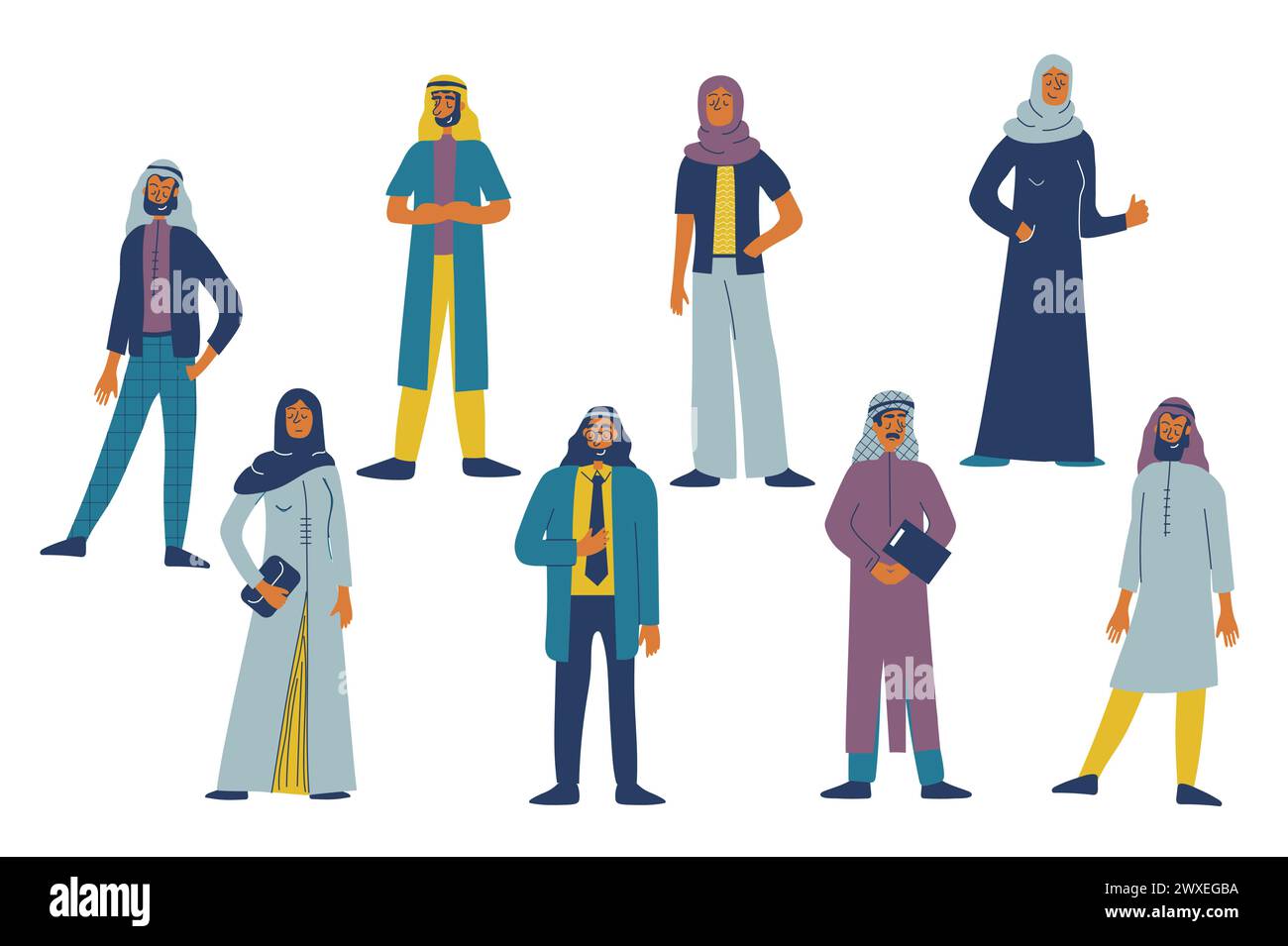 Traditional arabian wear Cut Out Stock Images & Pictures - Alamy