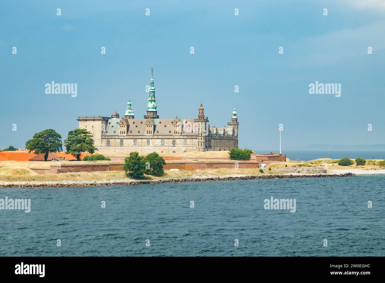 Castle of Kronborg, home of Shakespeare's Hamlet Stock Photo - Alamy