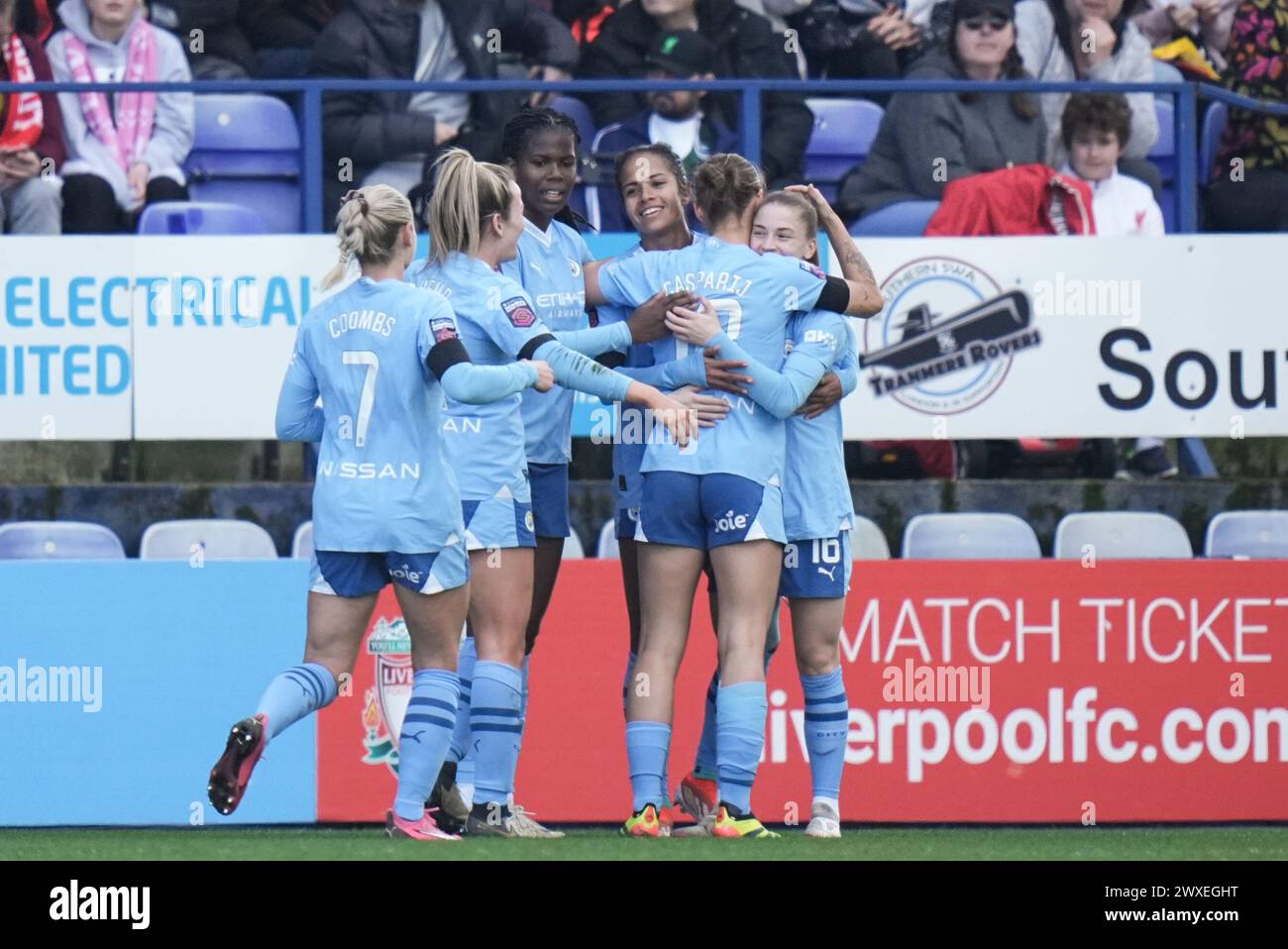 Liverpool Fc V Manchester City Fc Barclays Womens Super League Prenton