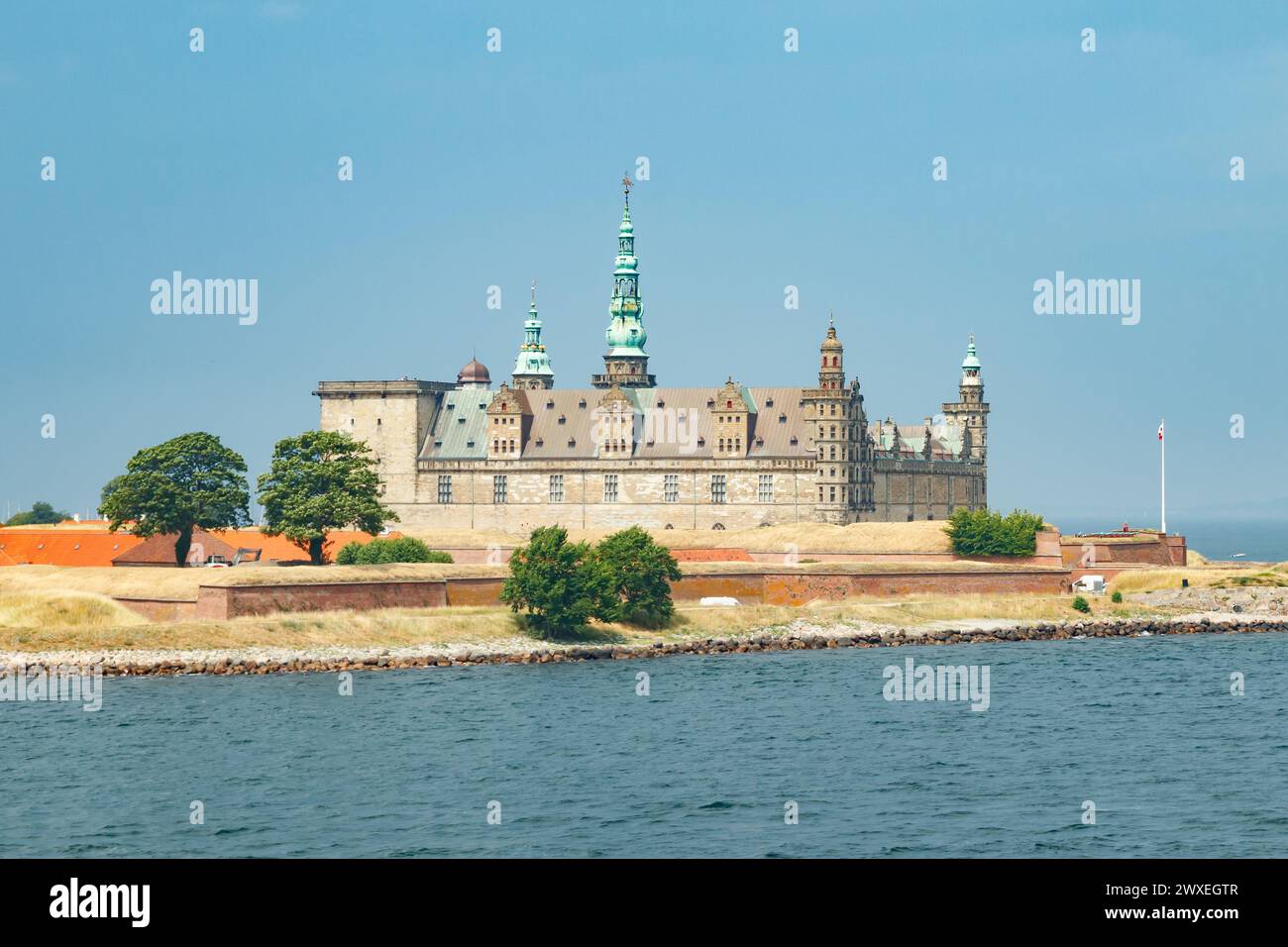 Castle of Kronborg, home of Shakespeare's Hamlet Stock Photo - Alamy