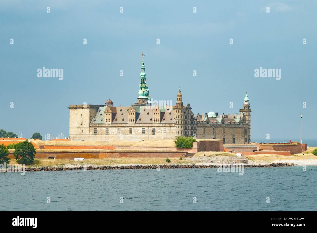 Castle of Kronborg, home of Shakespeare's Hamlet Stock Photo - Alamy
