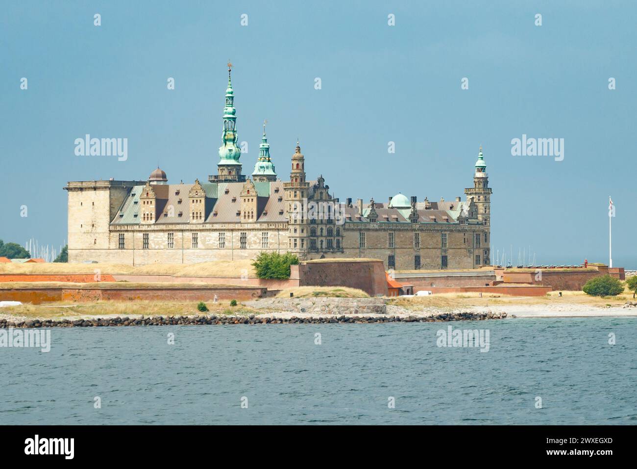 Castle of Kronborg, home of Shakespeare's Hamlet Stock Photo - Alamy