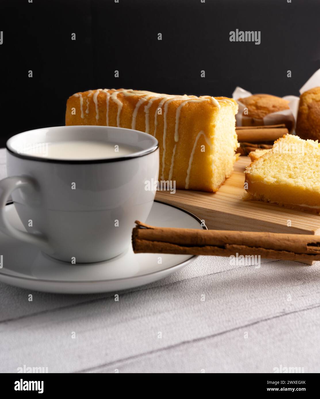 breakfast scene for coffee shop Stock Photo - Alamy