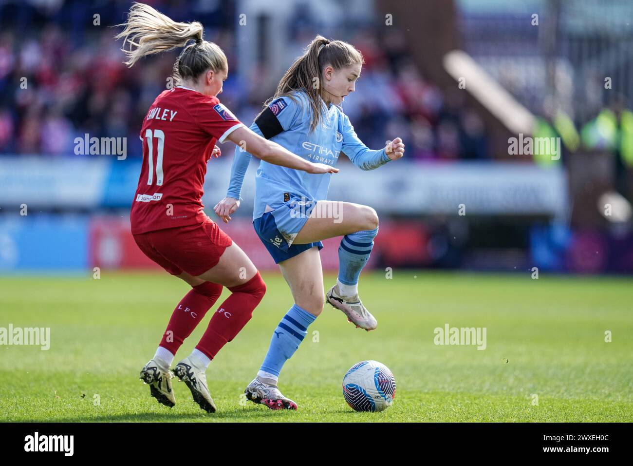 Liverpool Fc V Manchester City Fc Barclays Womens Super League Prenton