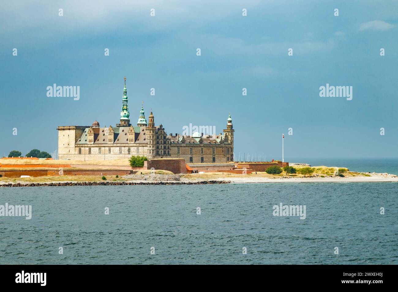 Castle of Kronborg, home of Shakespeare's Hamlet Stock Photo - Alamy