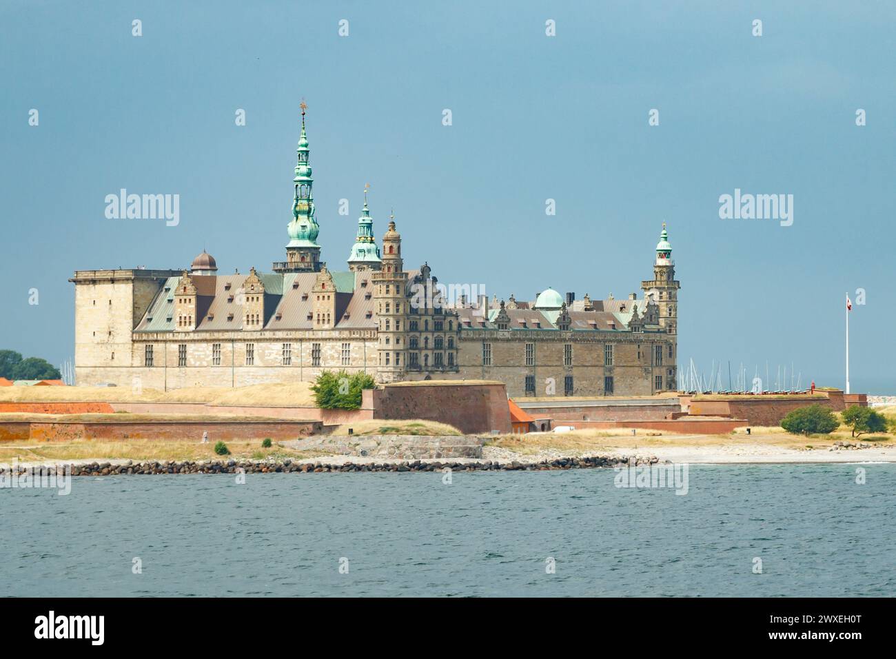 Castle of Kronborg, home of Shakespeare's Hamlet Stock Photo - Alamy