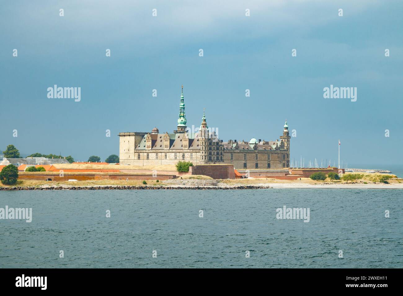 Castle of Kronborg, home of Shakespeare's Hamlet Stock Photo - Alamy