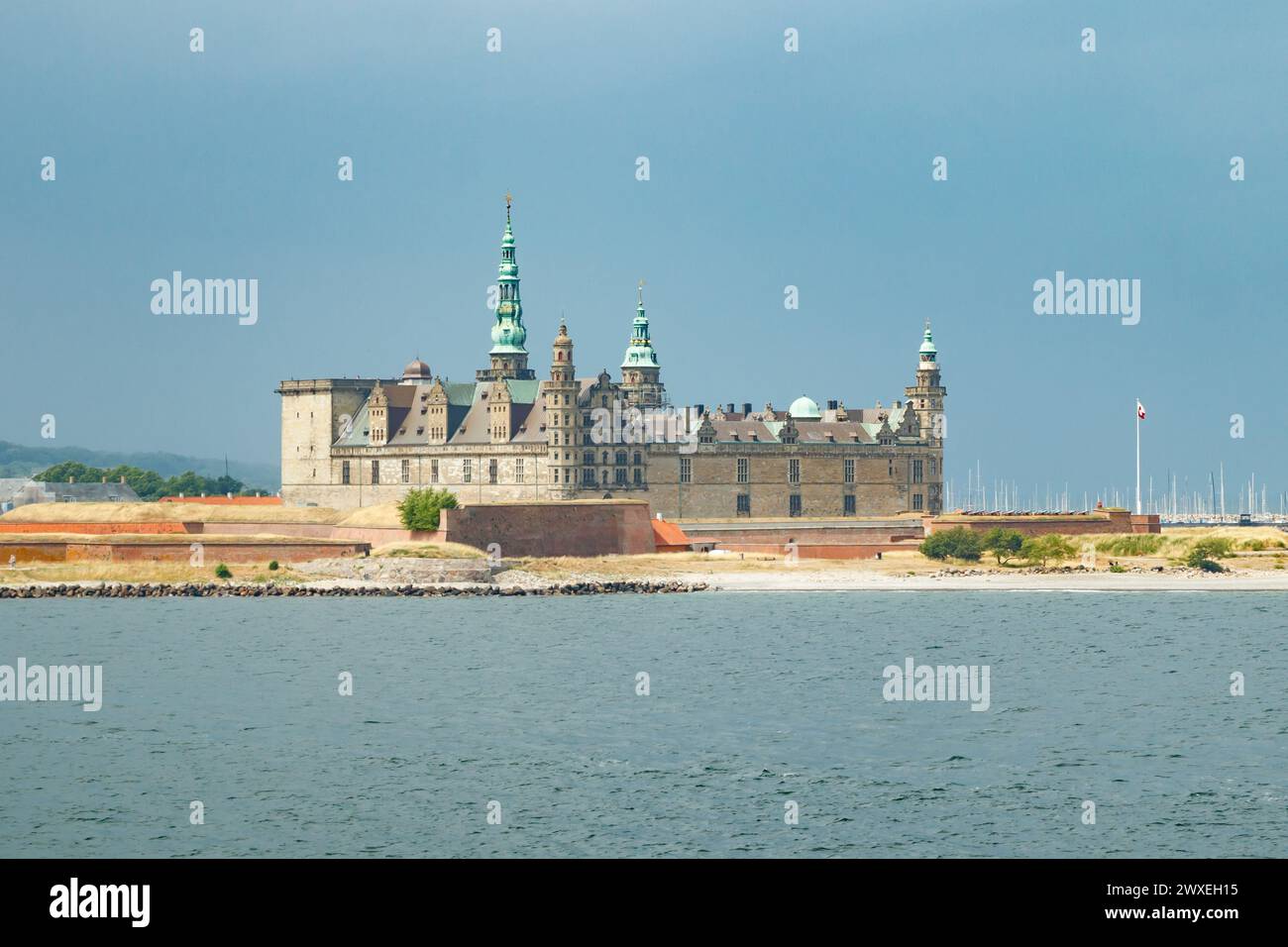Castle of Kronborg, home of Shakespeare's Hamlet Stock Photo - Alamy