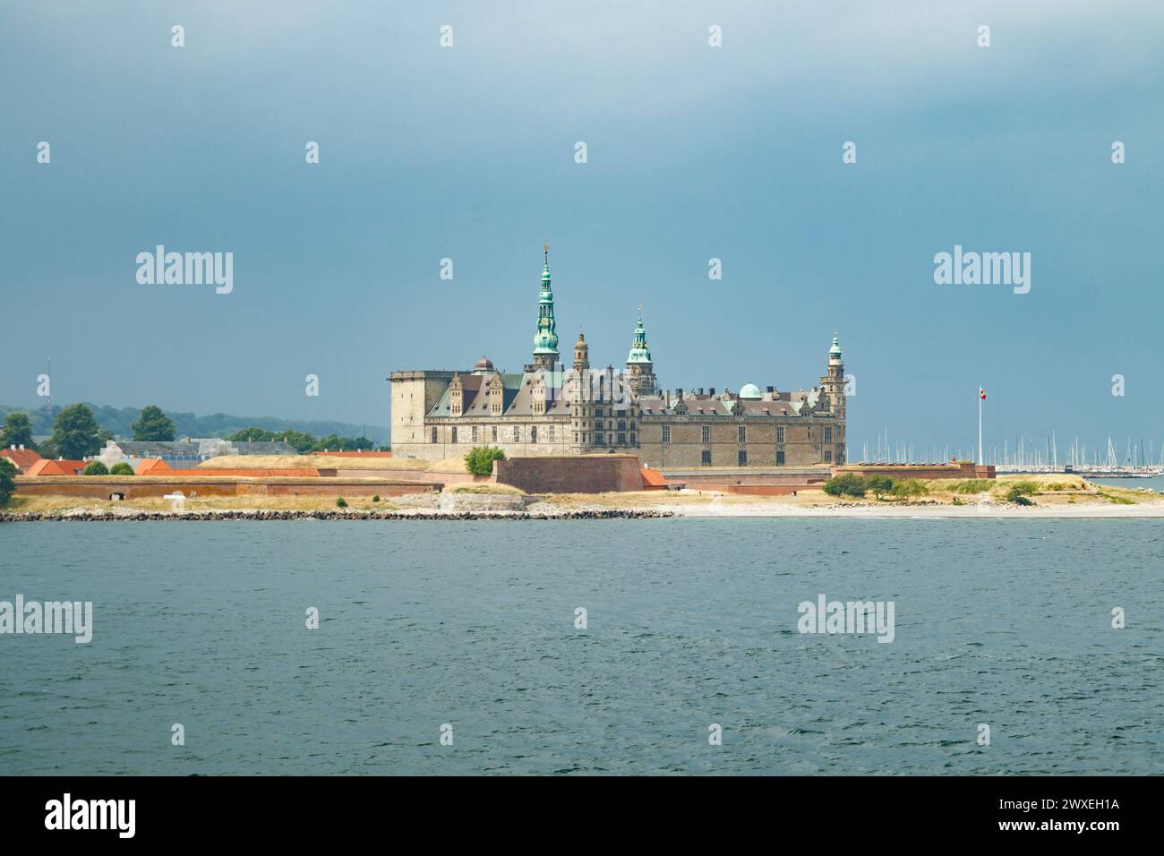 Castle of Kronborg, home of Shakespeare's Hamlet Stock Photo - Alamy