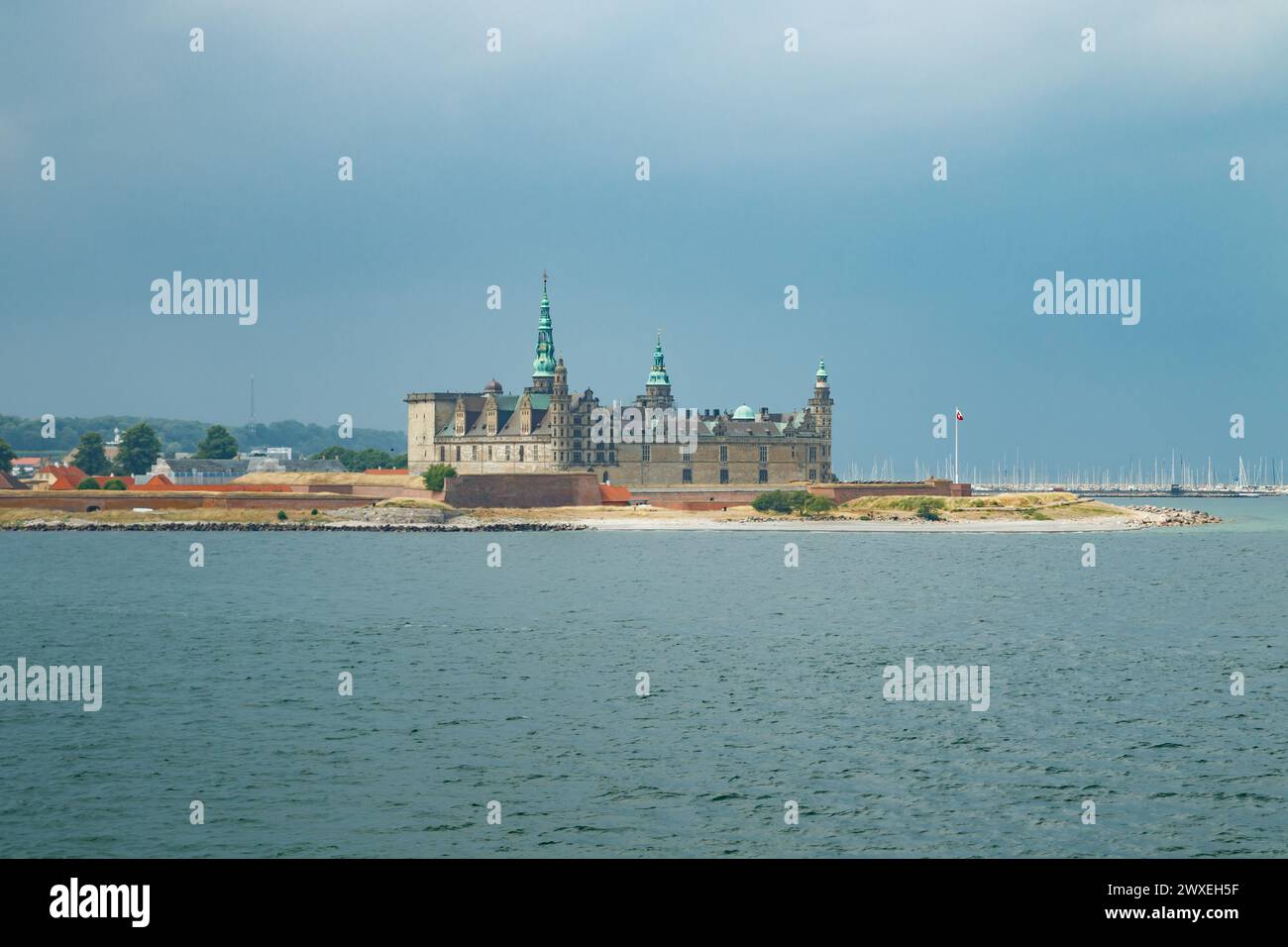 Castle of Kronborg, home of Shakespeare's Hamlet Stock Photo - Alamy