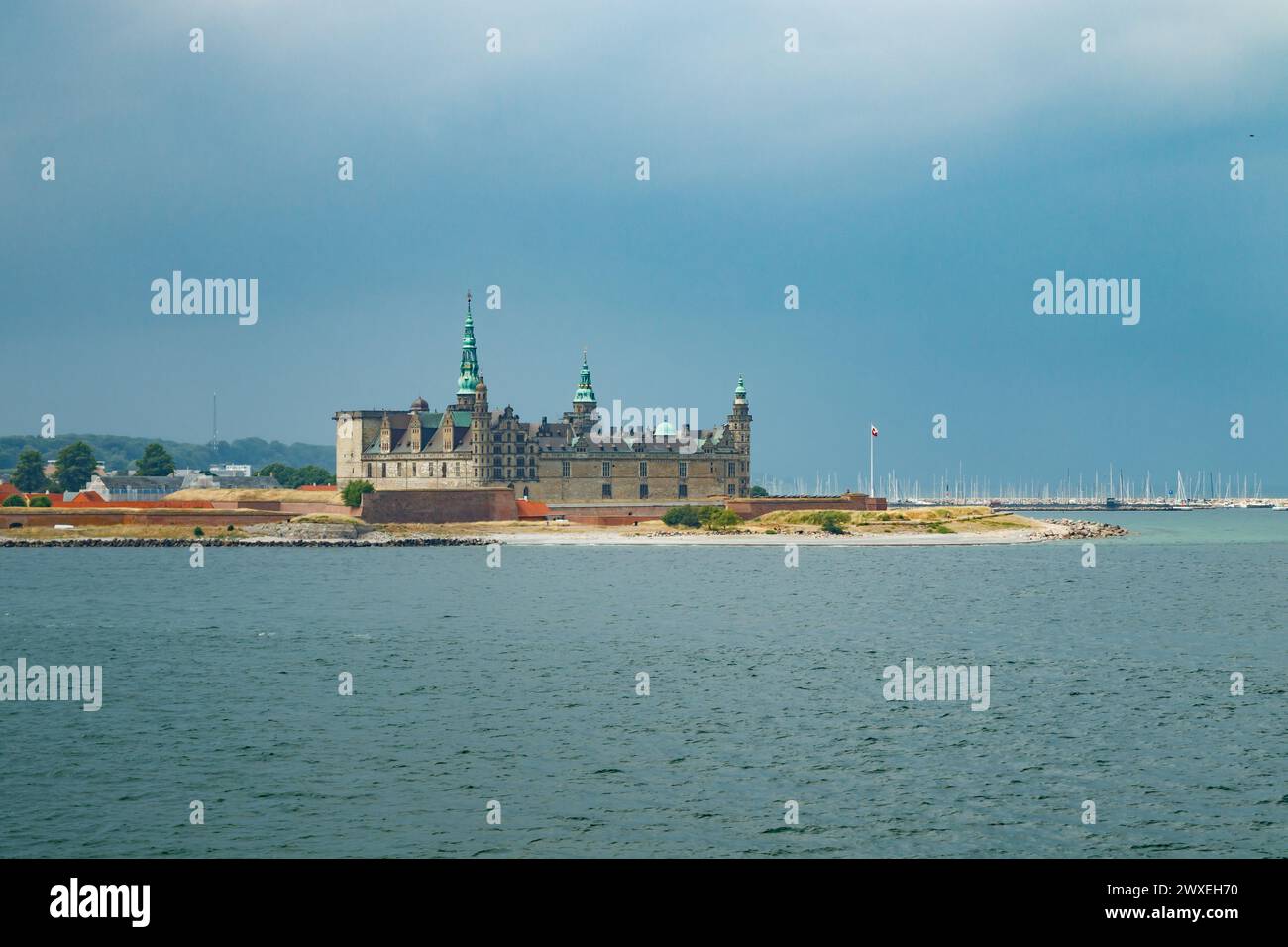 Castle of Kronborg, home of Shakespeare's Hamlet Stock Photo - Alamy