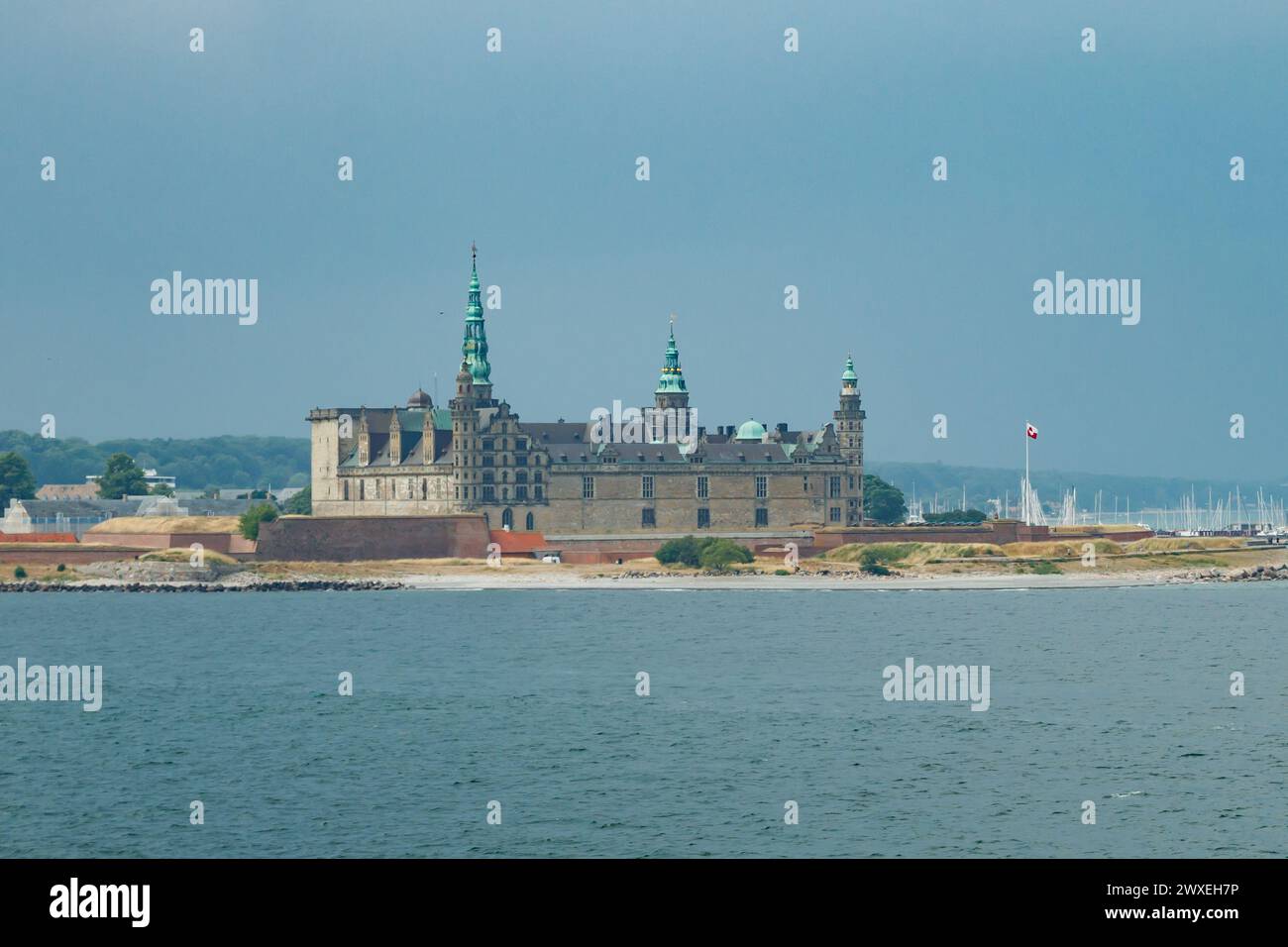 Castle of Kronborg, home of Shakespeare's Hamlet Stock Photo - Alamy