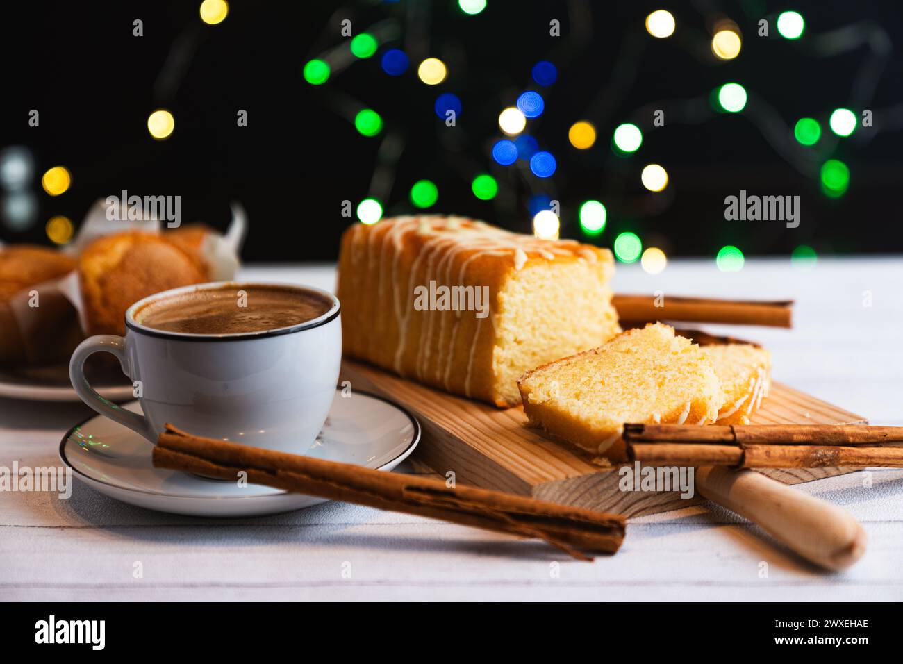 breakfast scene for coffee shop Stock Photo - Alamy