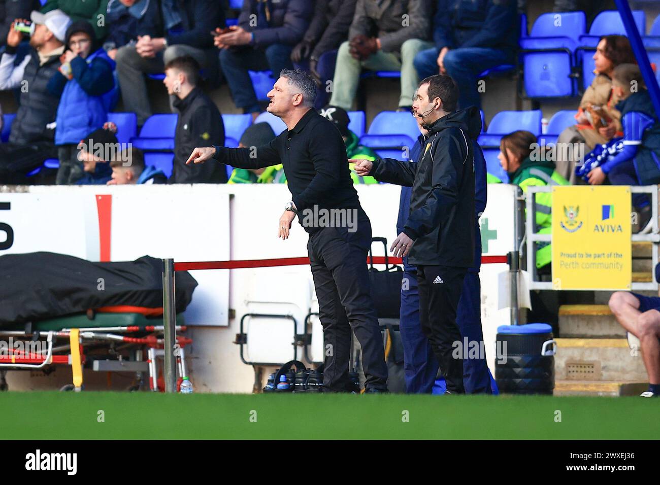 30th March 2024; McDiarmid Park, Perth, Scotland: Scottish Premiership ...
