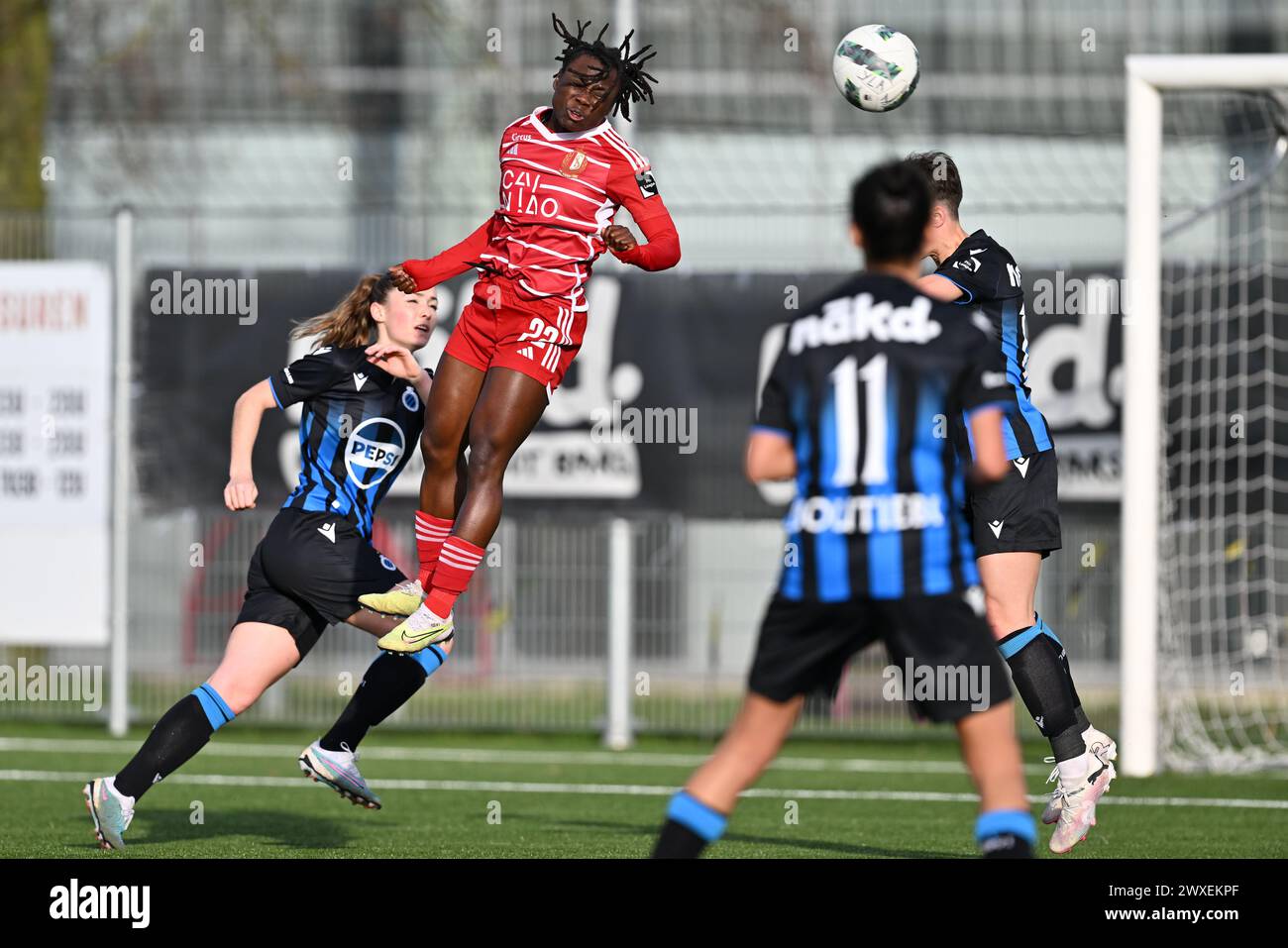 Welma Fon (22) of Standard pictured in action during a female soccer ...