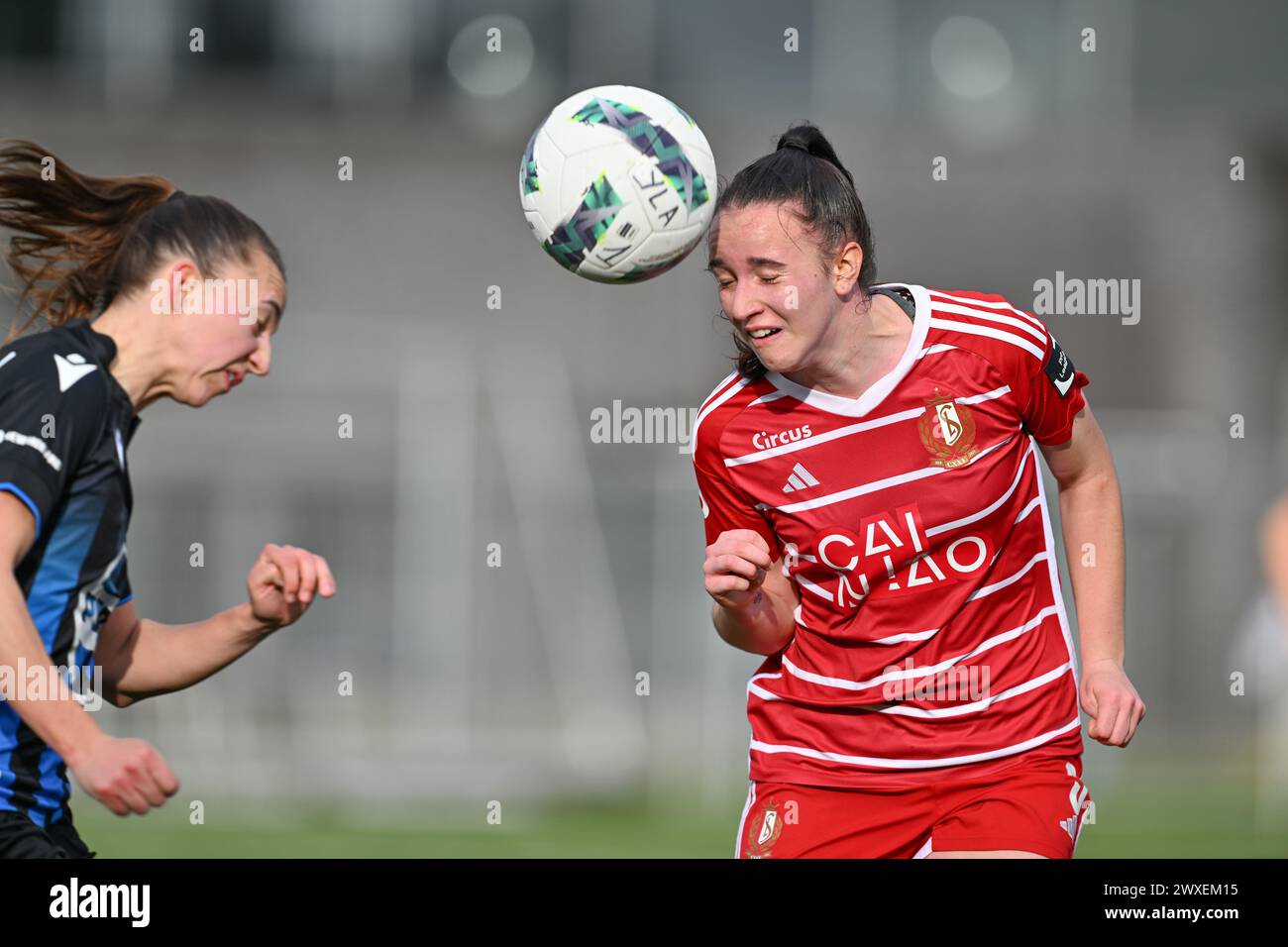 Aalter, Belgium. 30th Mar, 2024. Loredana Humartus (3) of Standard ...